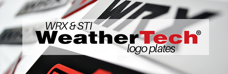 WRX & STi WeatherTech Logo Plates : FREE - AutoCity Imports